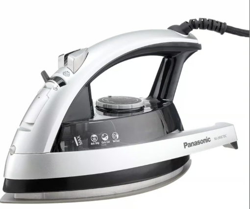 مكواة بخار باناسونيك 360 كويك، بقوة 2200 وات، اسود وفضي – NI-JW670C ...